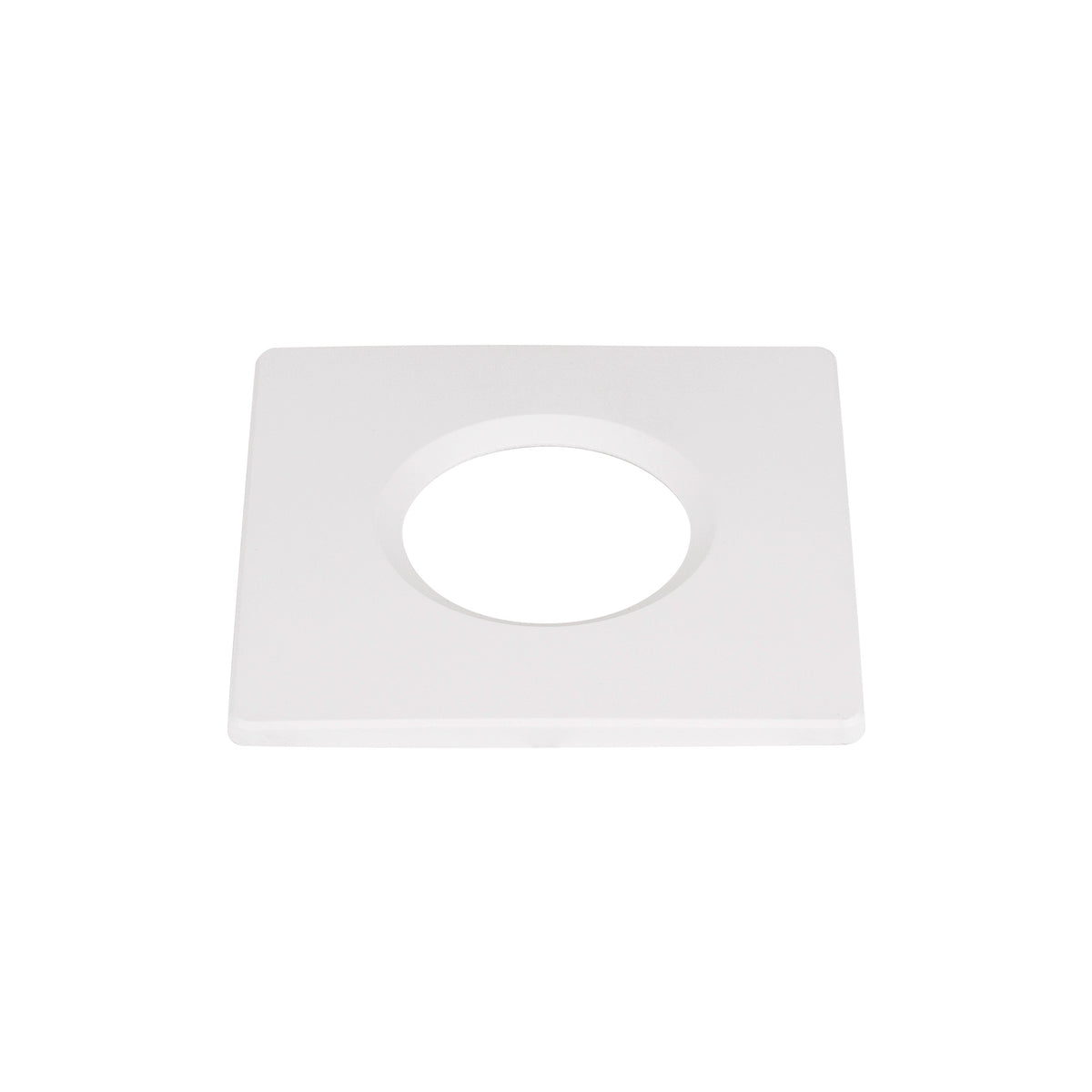 UNIVERSAL DOWNLIGHT cover, for downlight, IP65, square, white — Intalite UK