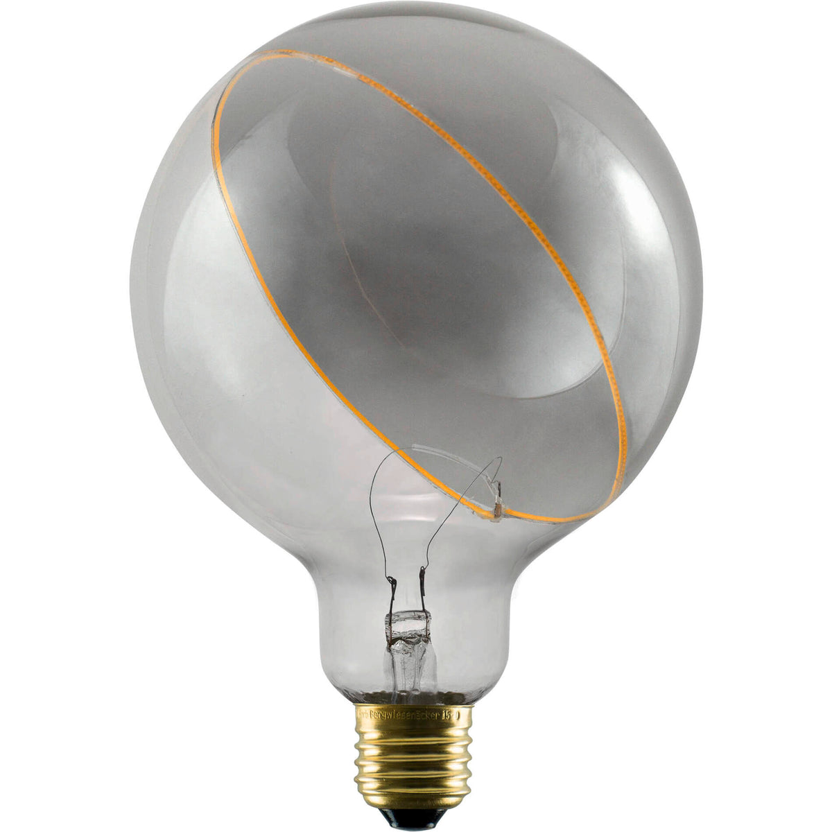 LED Illusion Globe 125 slanting top, LED bulb, smokey, E27, PHASE, 5W ...