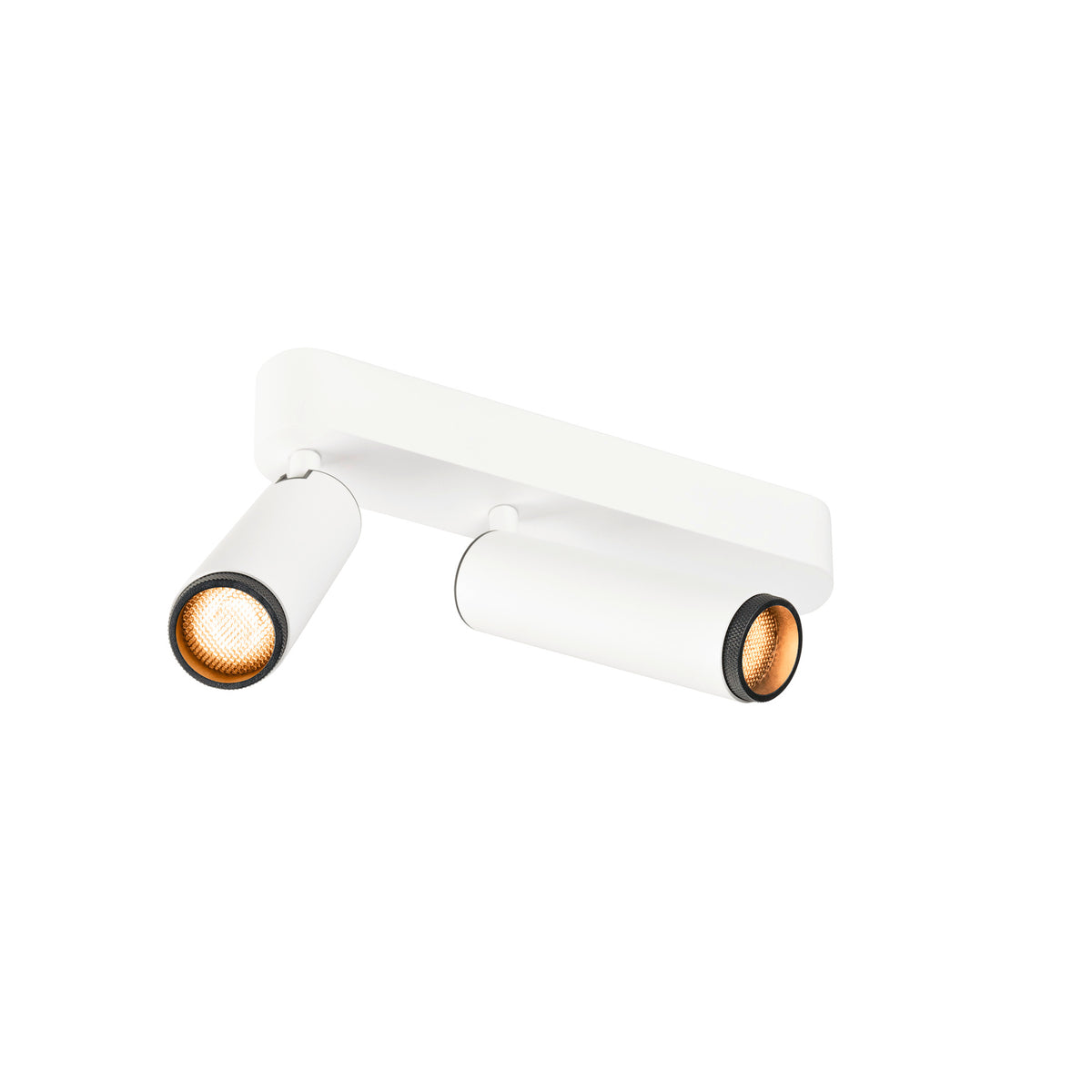 GRIP! M, Ceiling-mounted light, double, PHASE, 2700K, 28W, 42°, white ...