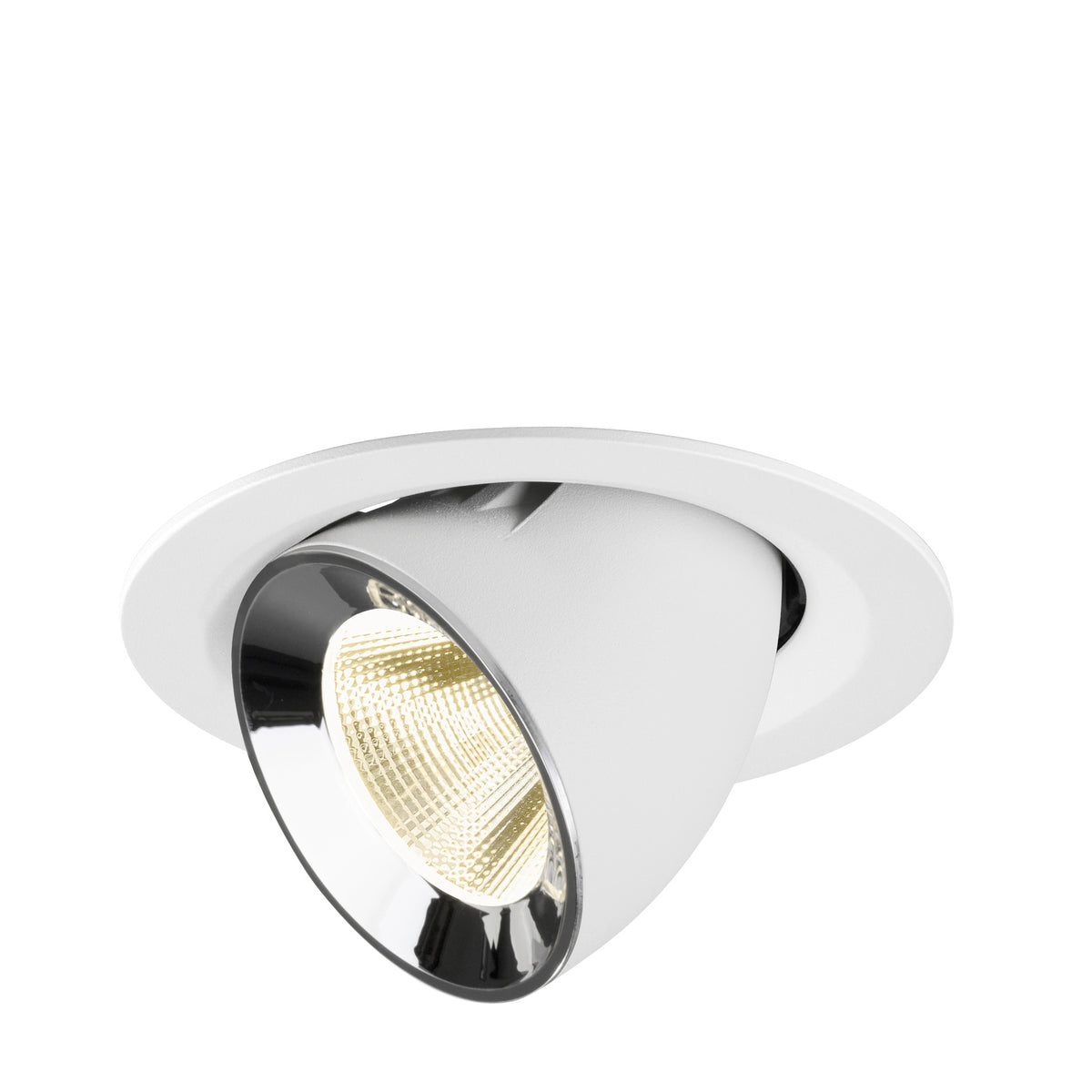 NUMINOS GIMBLE M, white/chrom recessed ceiling light 4000 K 20 ...