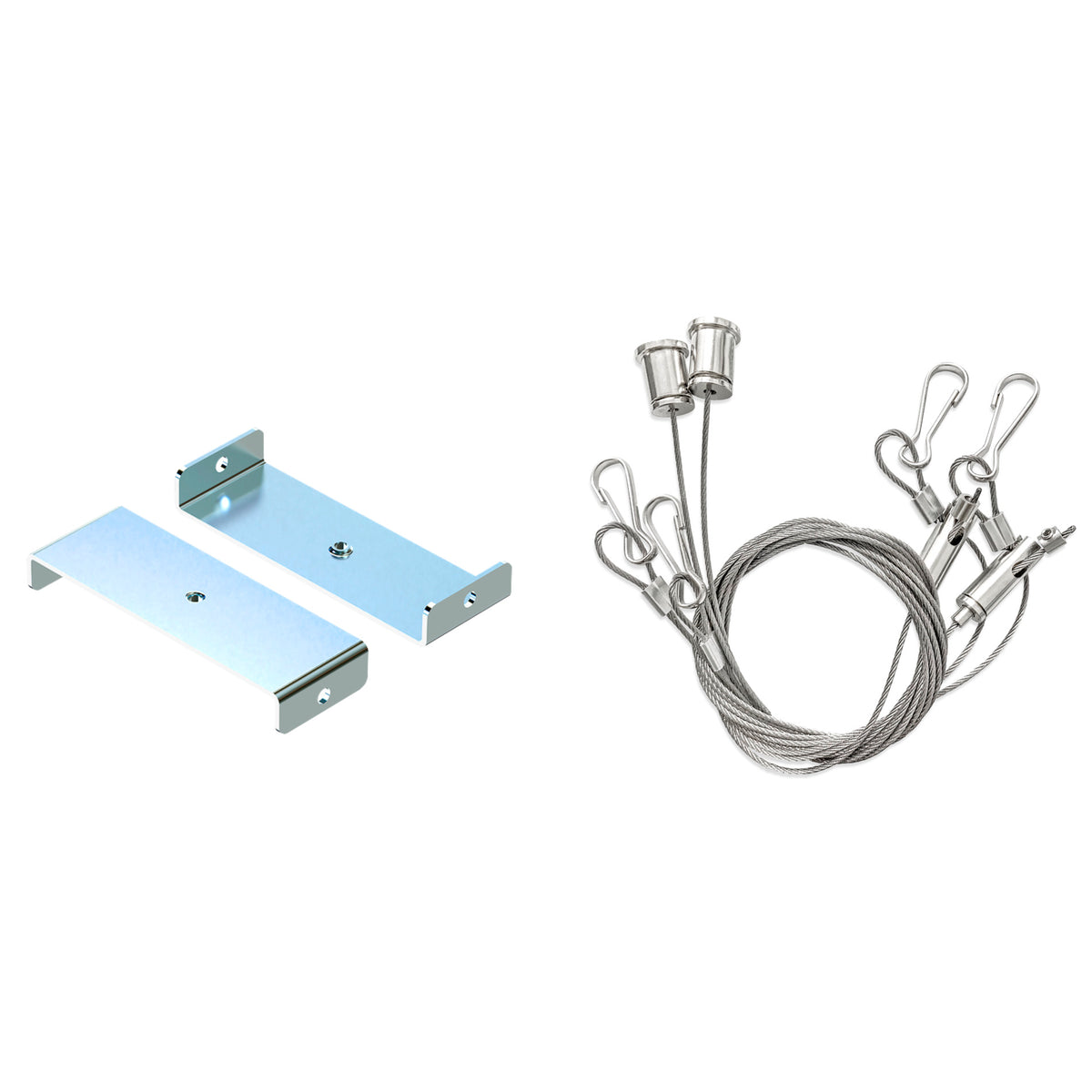 BATTEN FLAT P, Suspension kits with 2m 2pcs — Intalite UK