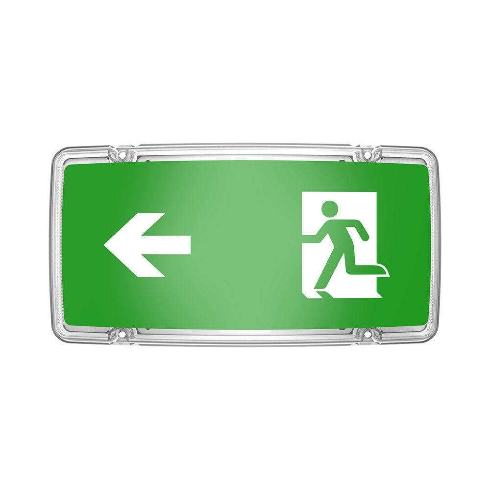 Guard Max High Output Emergency Bulkhead, 1500lm, IP65, White, Self te ...