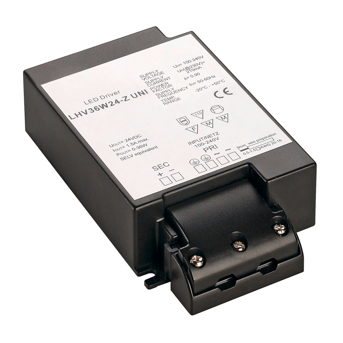 LED POWER SUPPLY, 36 W, 24V — Intalite UK