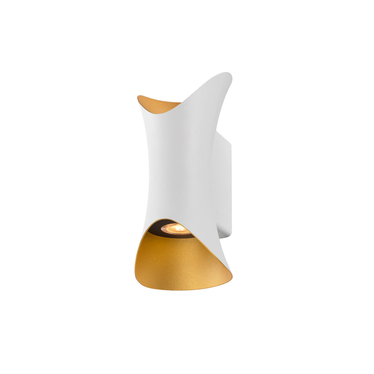MODELA, wall light, up/down, 2700K, PHASE, white/gold — Intalite UK