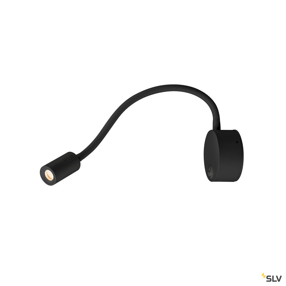 DIO FLEX PLATE LED, LED Indoor surface-mounted wall light, black, 3000 ...