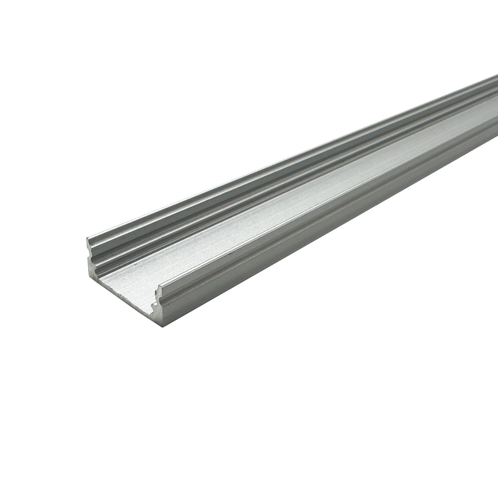 1 Metre Shallow Surface Mounted Aluminium Profile, 7x17 mm — Intalite UK