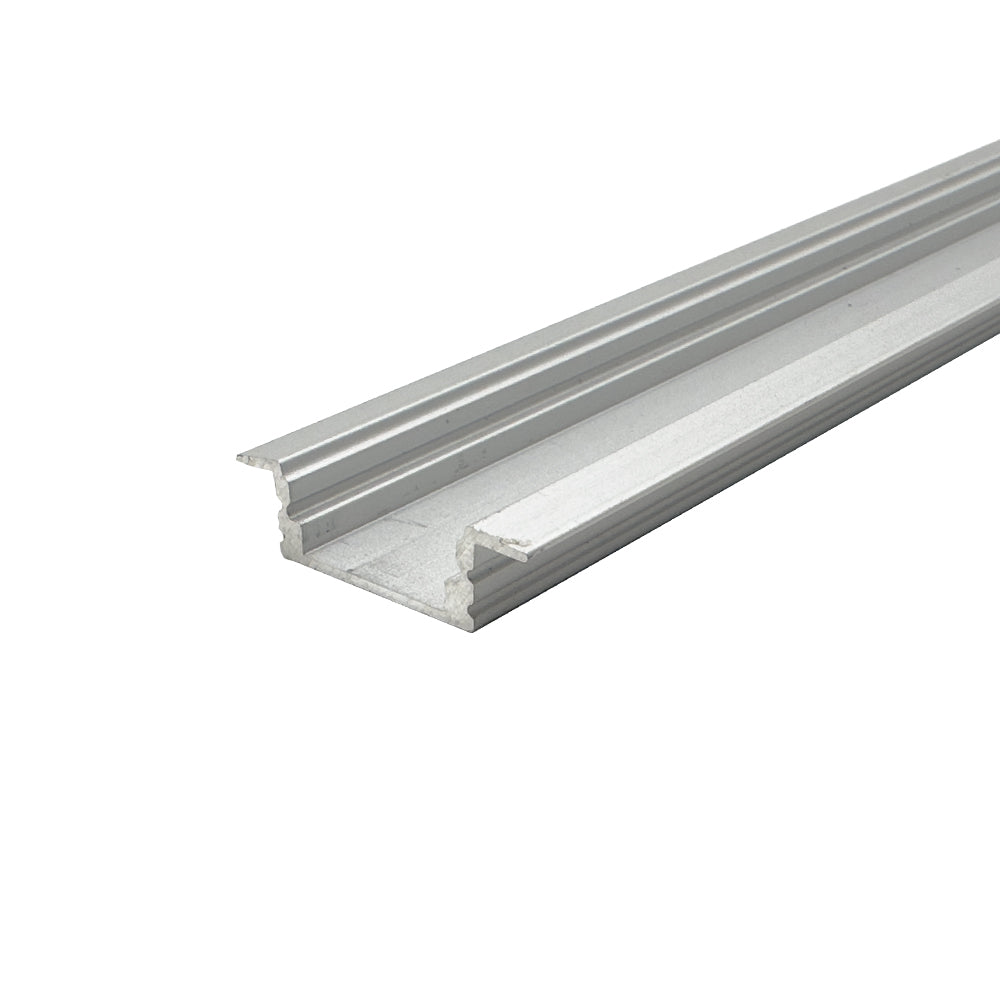 1 Metre Shallow Recessed Aluminium Profile, 7x25 mm — Intalite UK
