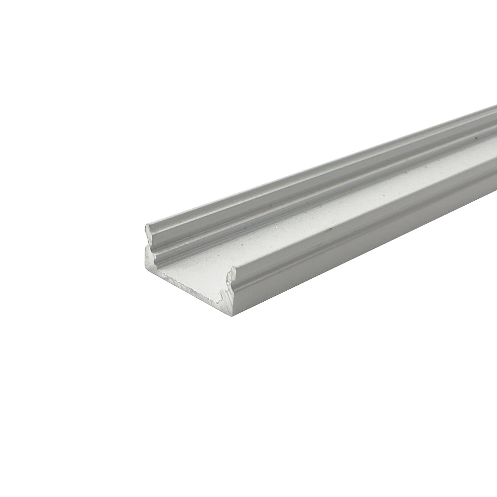 1 Metre Shallow Surface Mounted White Aluminium Profile, 7x17 mm ...