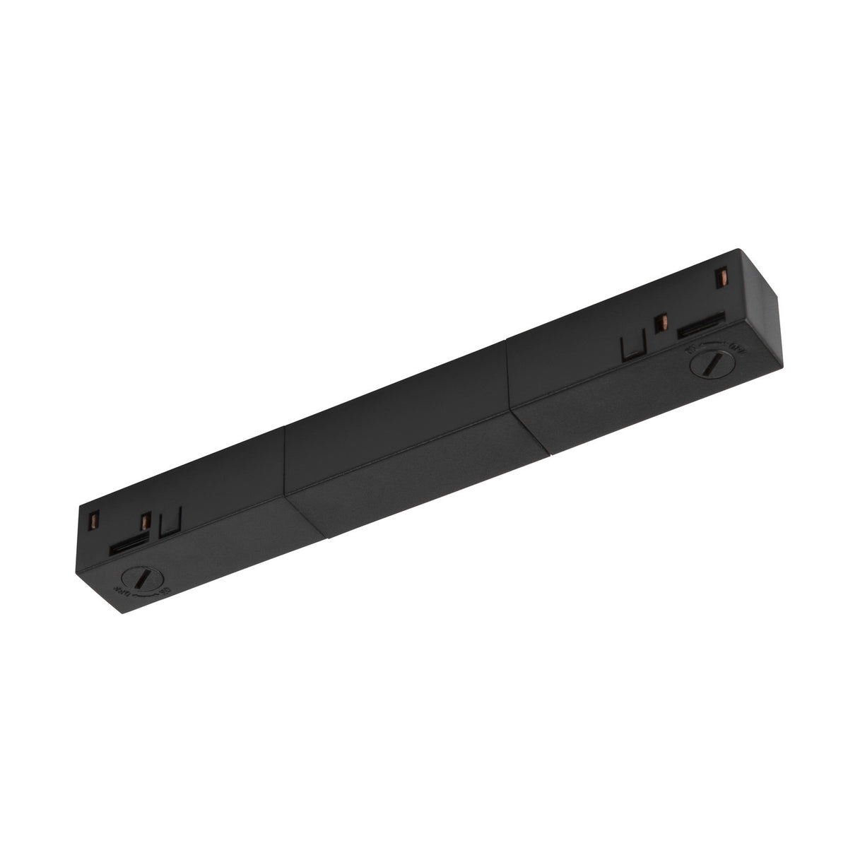 Longitudinal connector electric, 48V TRACK, black, DALI — Intalite UK