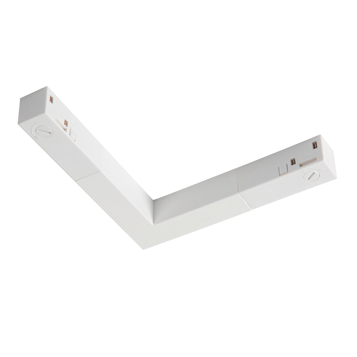 L-connector electric, 48V TRACK, white, DALI — Intalite UK