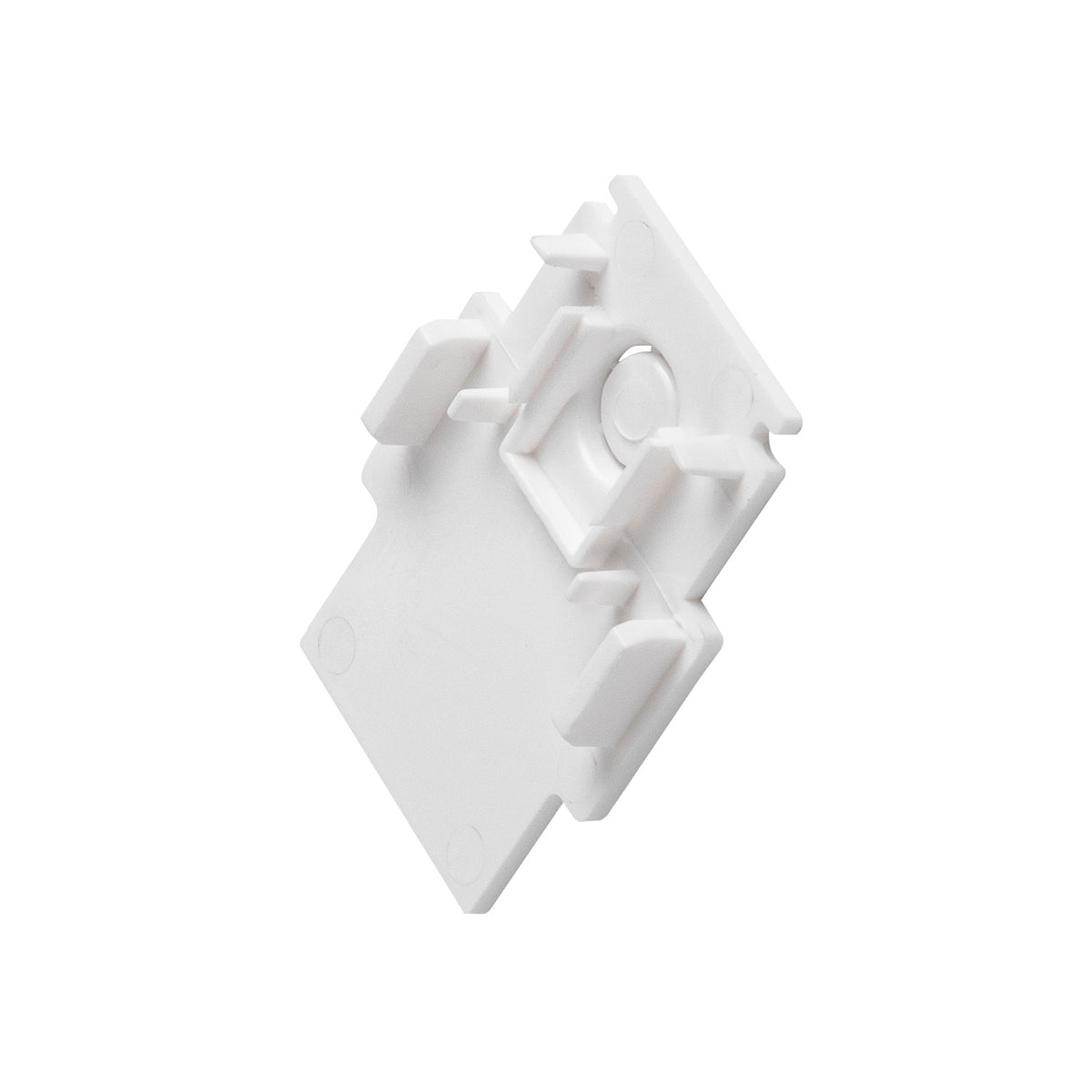 End cap for mounting track recessed, 48V TRACK, white — Intalite UK